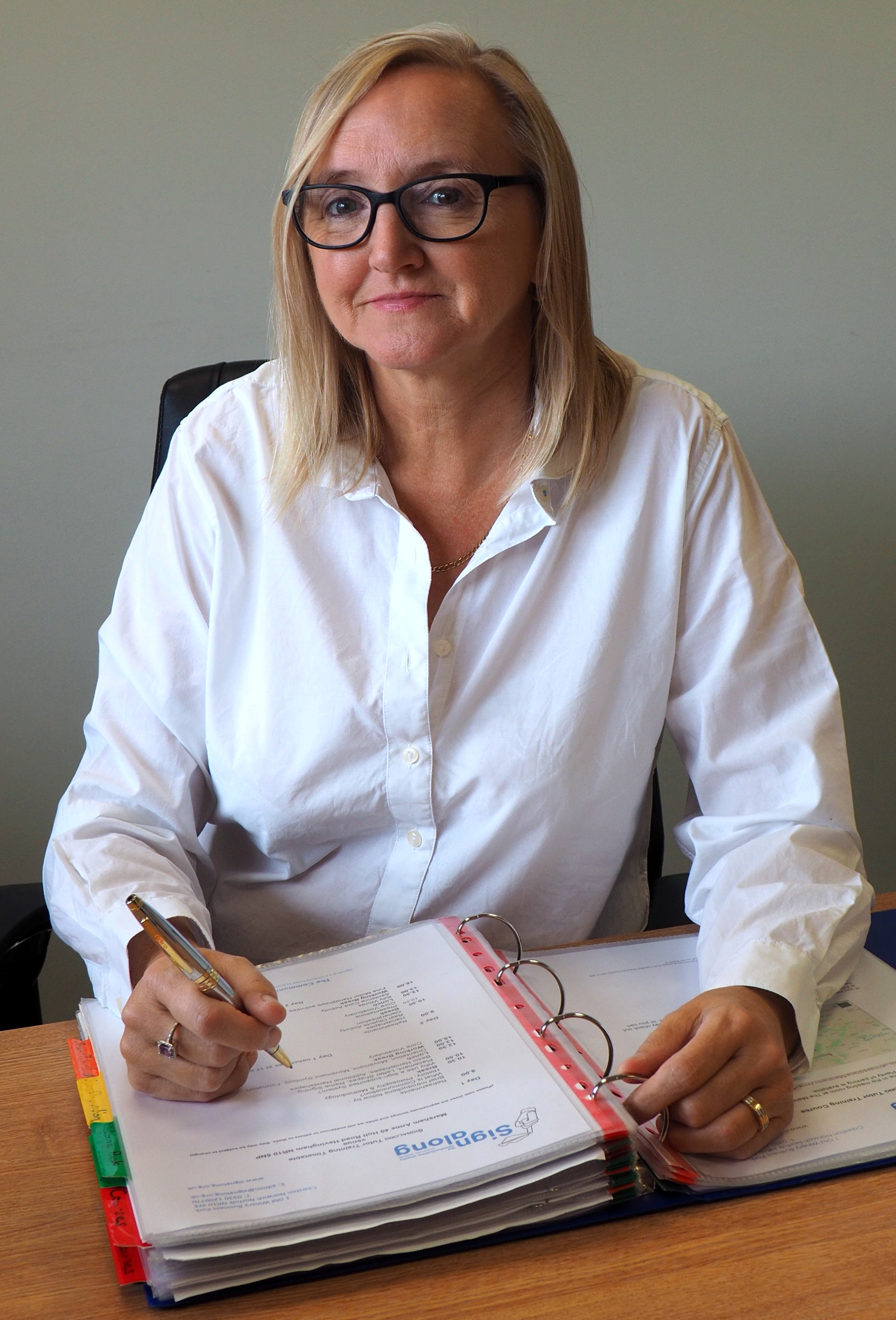 Signalong office staff